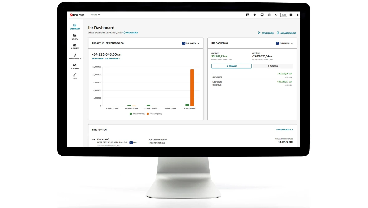 PayGate: innovatives eBanking. | HypoVereinsbank (HVB)